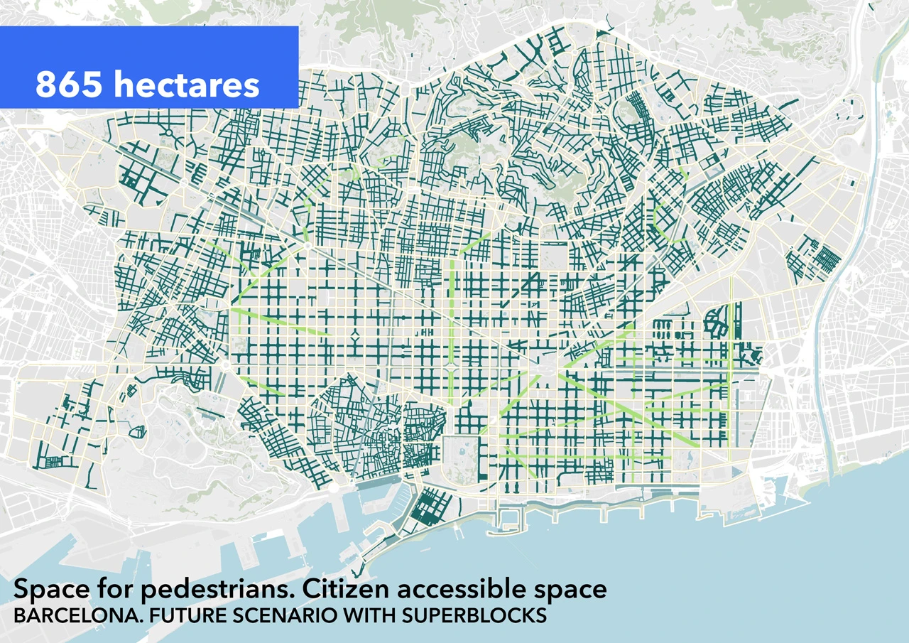 Barcelona's New, Huge "Superblocks" Are Designed To Stop Traffic, Fight ...