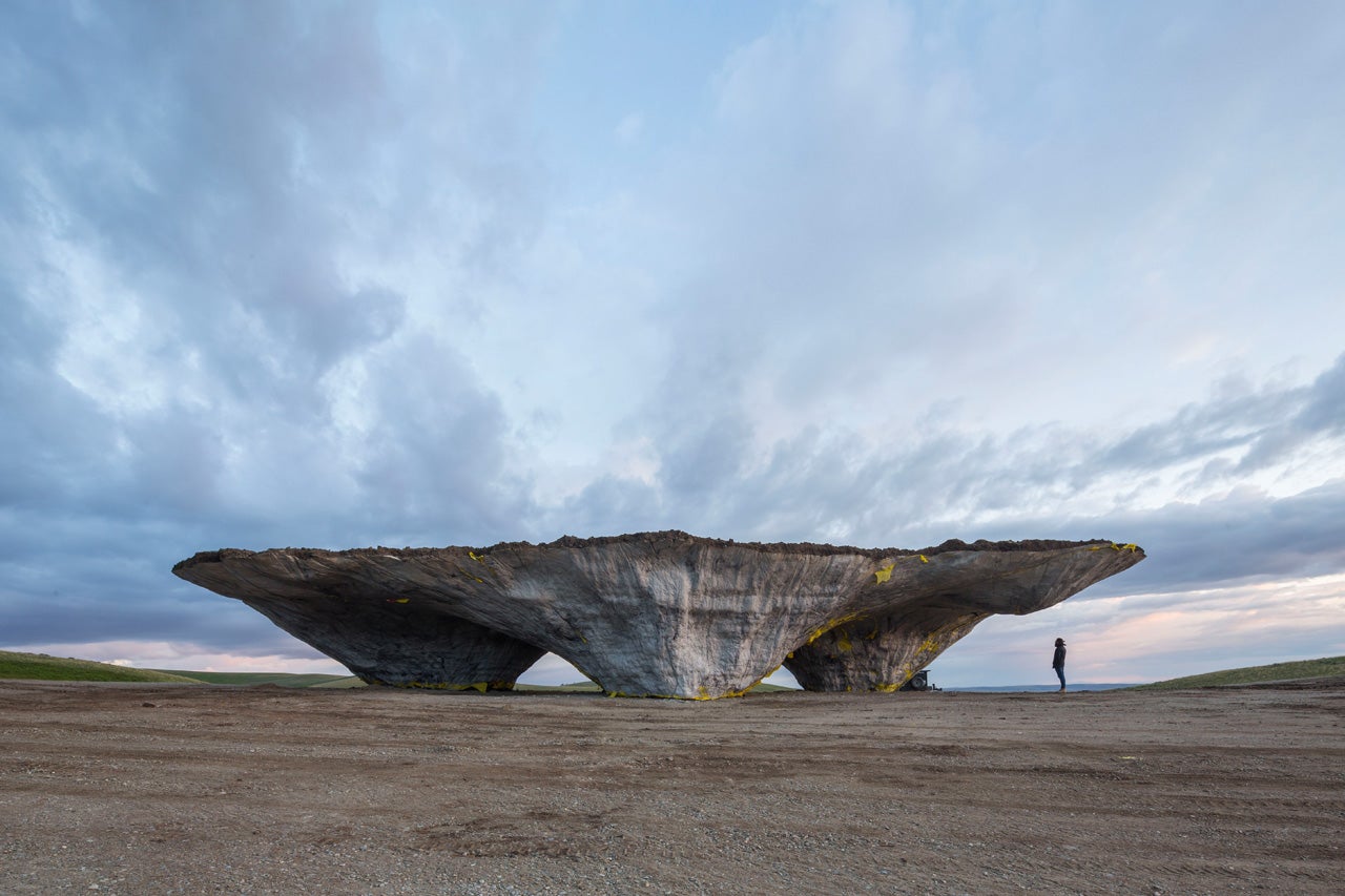 Architects Built This Monumental Land Art By Imitating Geological ...
