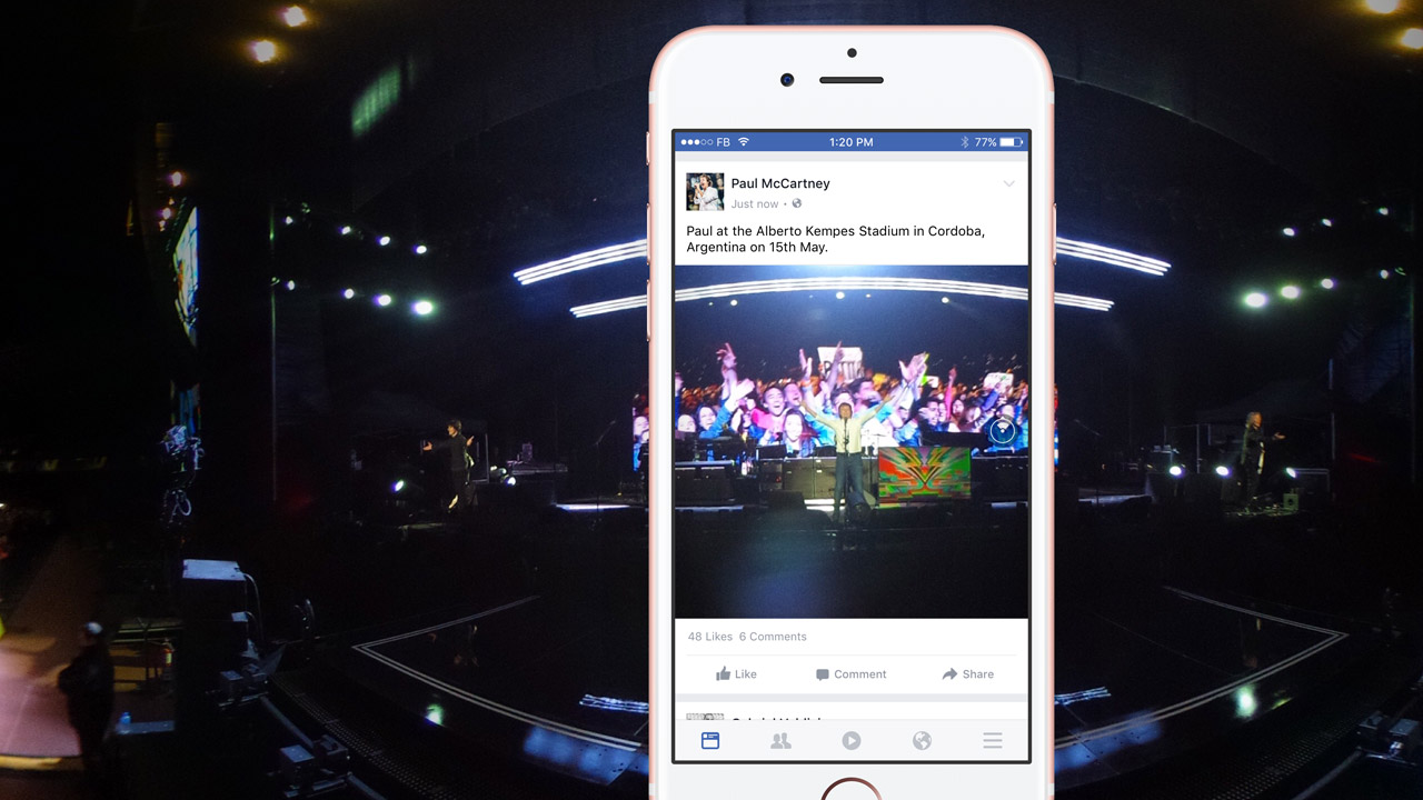 Facebook Now Supports 360-Degree Photos - Fast Company
