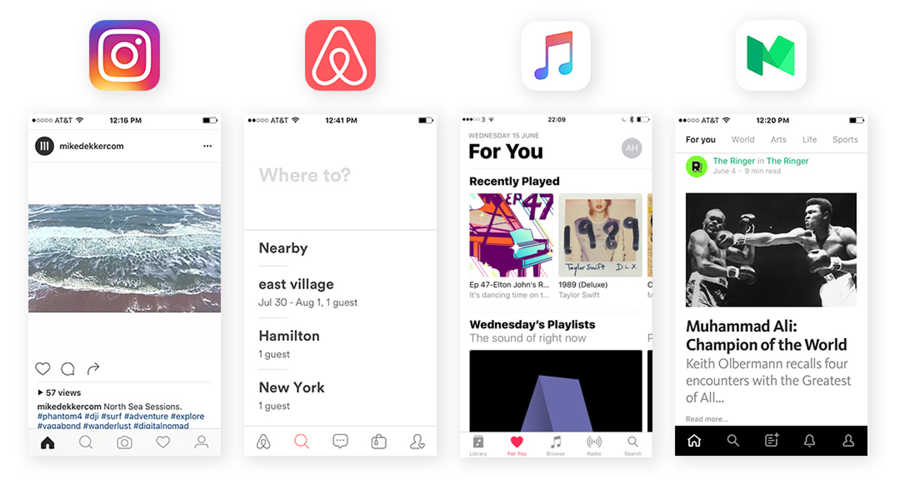 App UIs Are All Starting To Look The Same. That's Not A Bad Thing ...