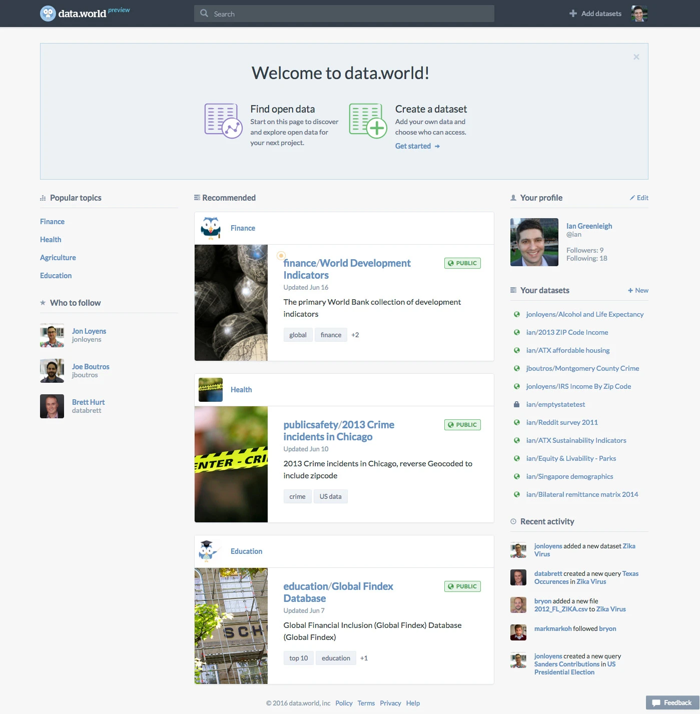 Data.World Aims To Be The Social Network For Data Nerds - Fast Company