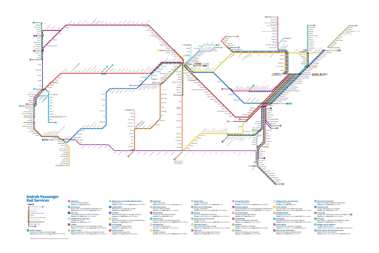 This Redesigned Map Of U.S. Train Routes Might Make You Actually Want ...