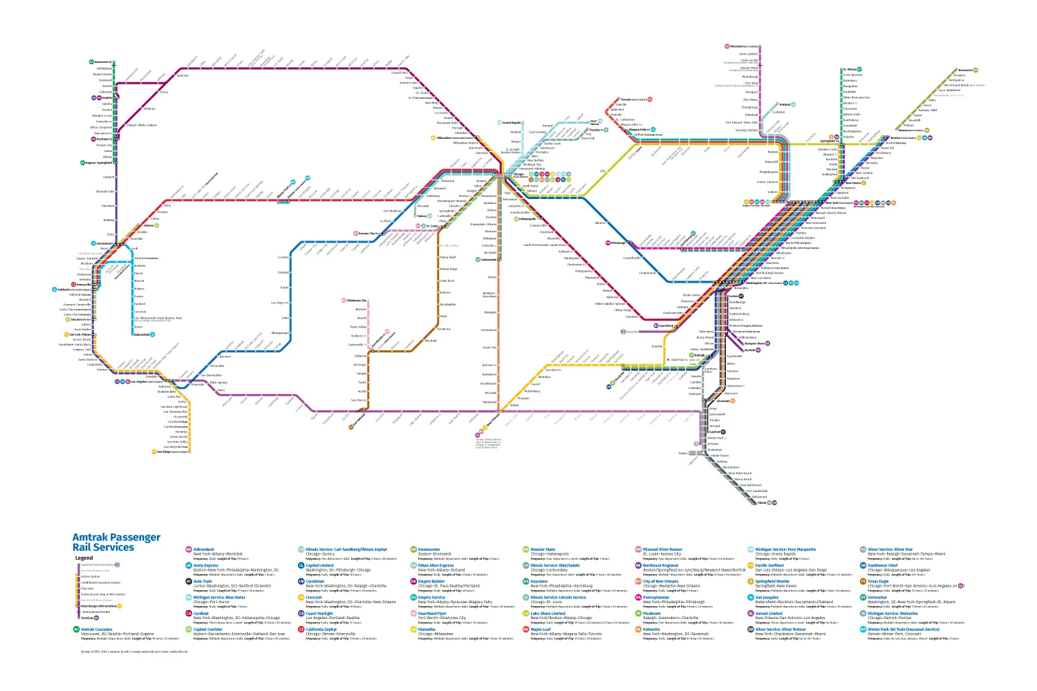 This Redesigned Map Of U.S. Train Routes Might Make You Actually Want ...
