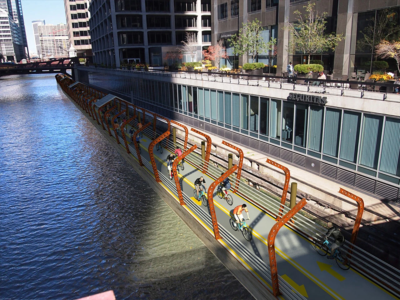 This Floating, Solar-Powered Bike Path Could Give Chicagoans A Better ...