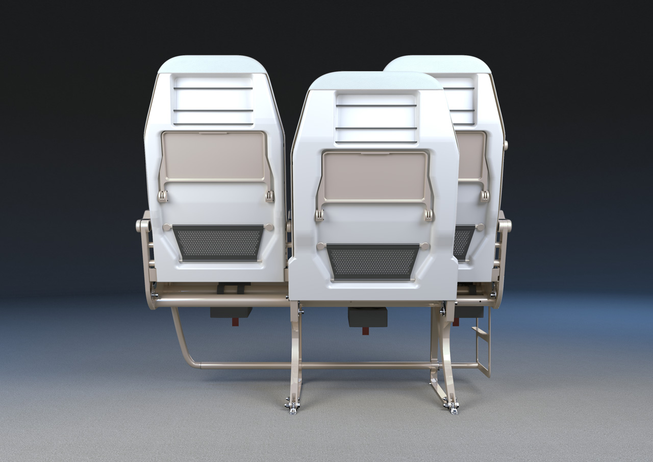 This Redesigned Airplane Row Will Make You Want The Middle Seat - Fast ...