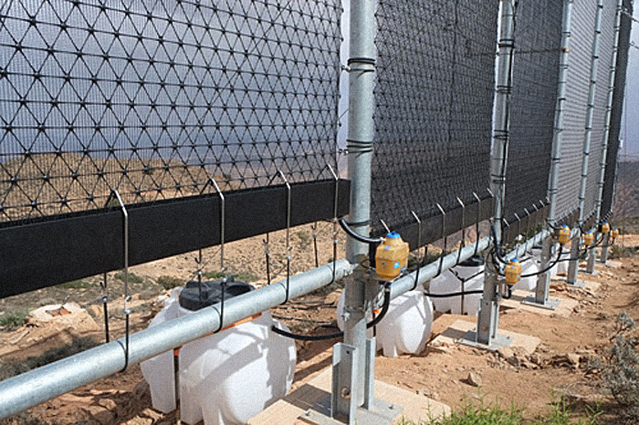 These Massive Floating Nets Capture Fog And Turn It Into Drinking Water ...