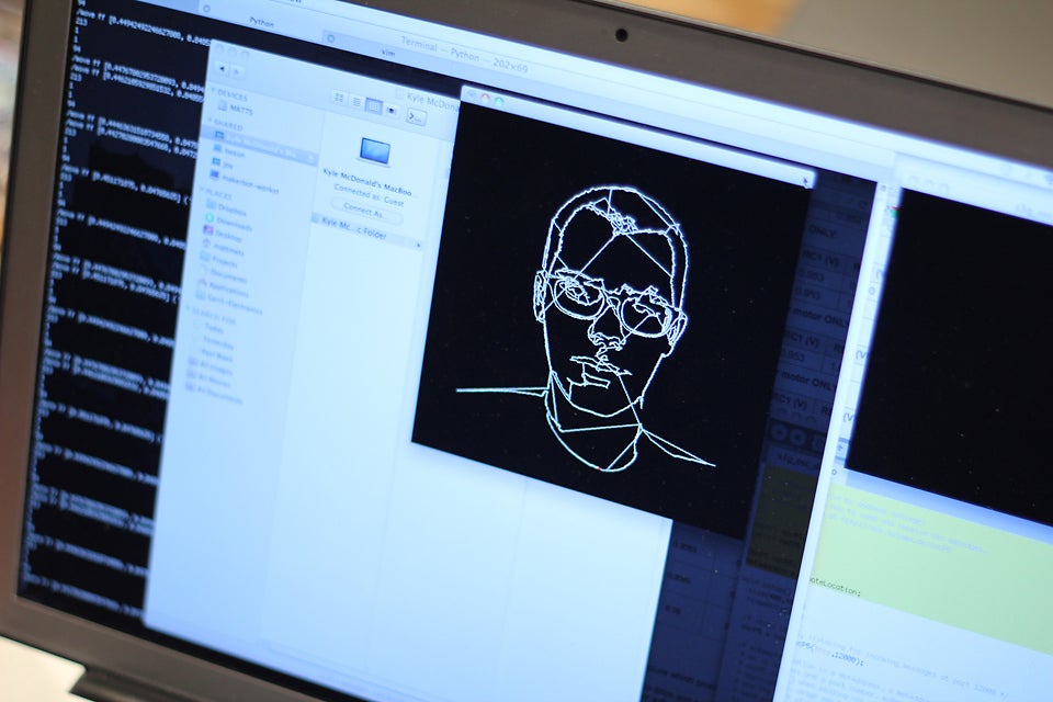 A Hacked 3D Printer That Scans Your Face, Then Guides Your Hand In ...