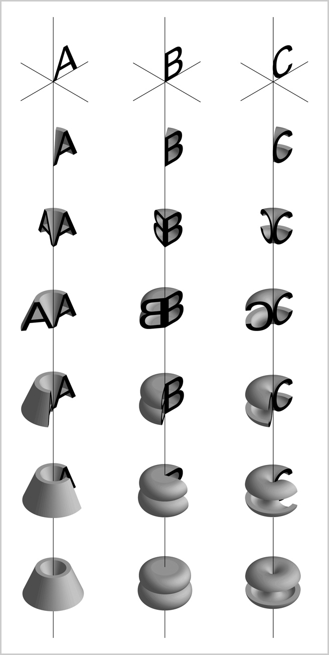Check Out The Alphabet, Redrawn By Spinning Letters Into 3-D - Fast Company