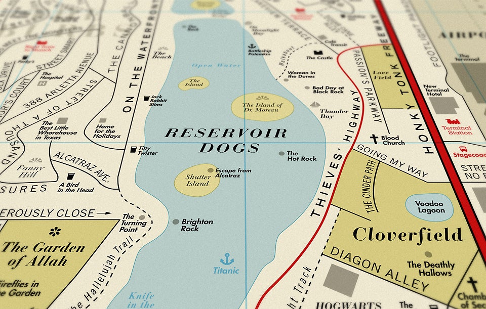 Infographic: A Street Map Of Famous Places In The Movies - Fast Company