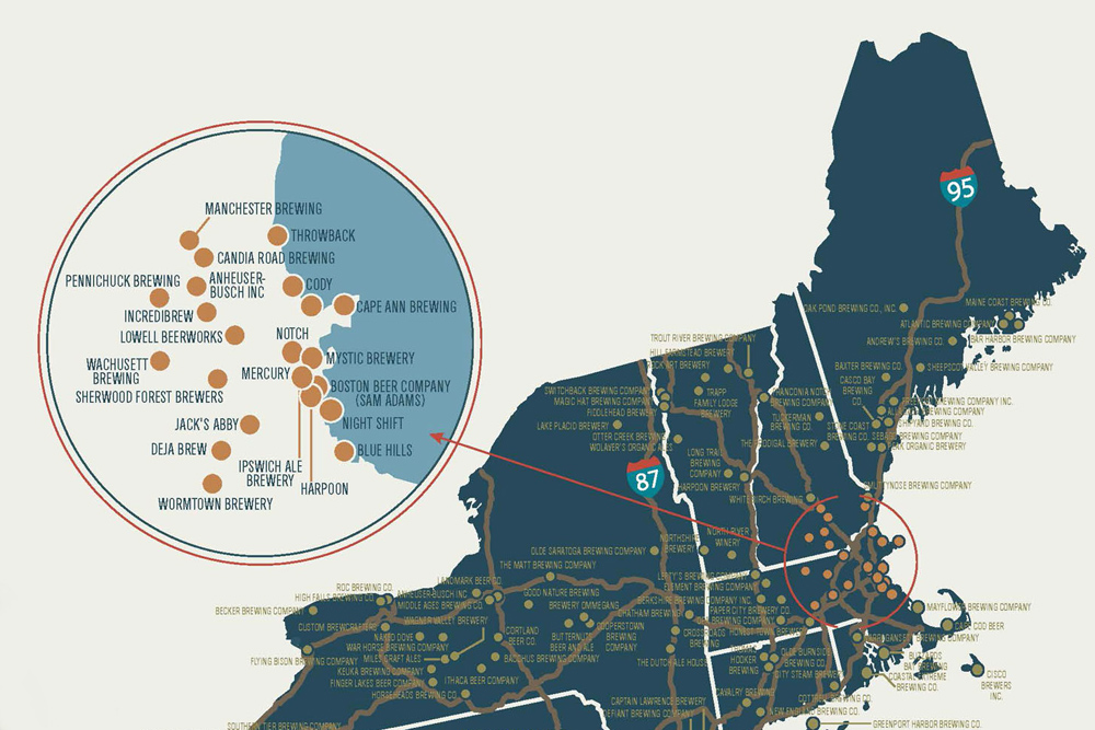 Infographic: A Map Of America's 1,000 Breweries - Fast Company