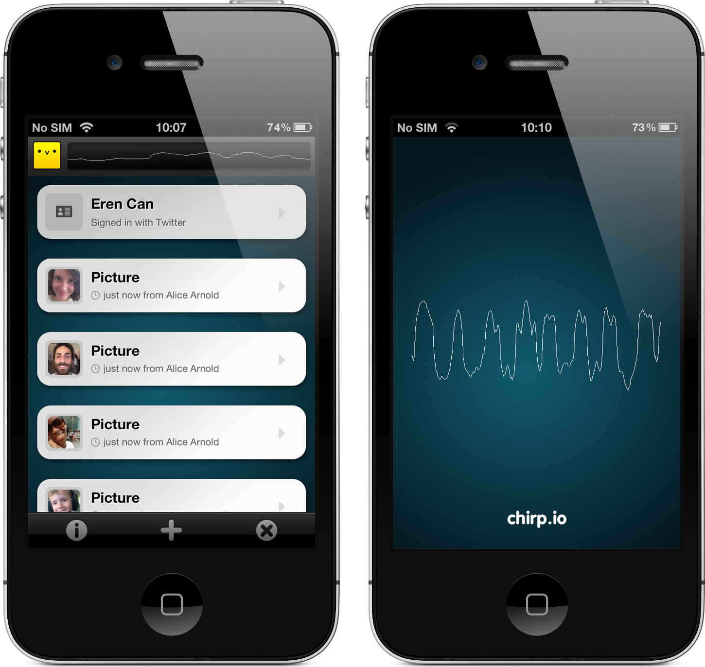 Chirp: An App That Uses A Song To Share Pics - Fast Company