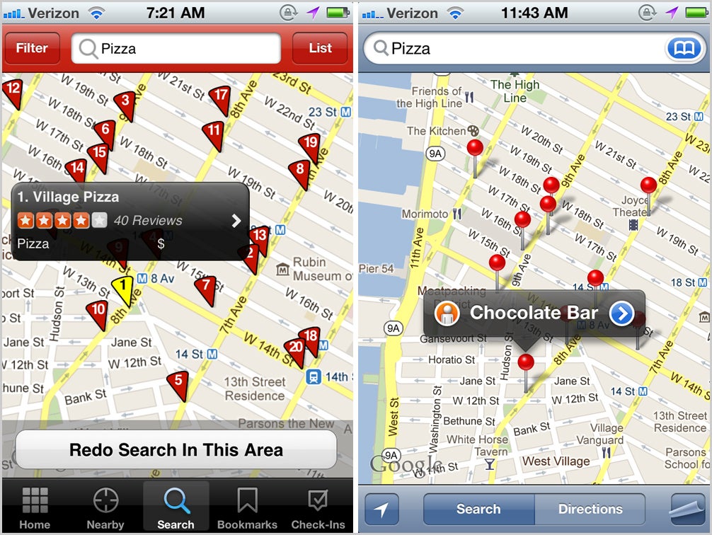 Foursquare Solves A Basic UI Problem That Eludes Google Maps And Yelp ...