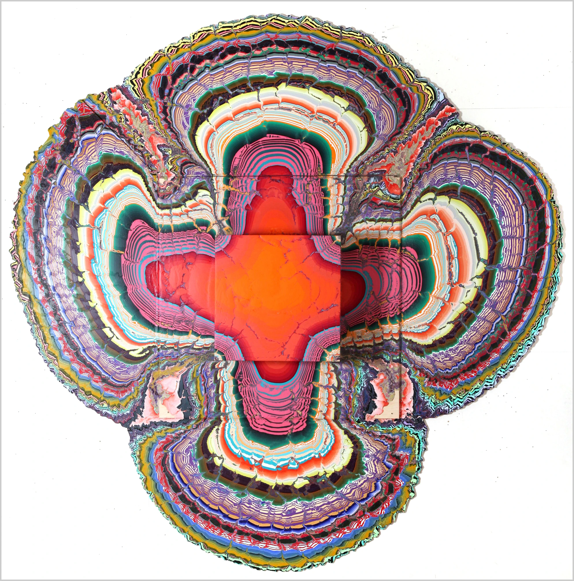 Holton Rower's Paintings Look Like Geodes, Dripping Off The Wall - Fast ...
