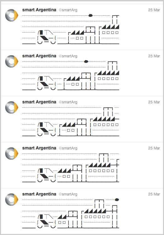 Smart Car Argentina Turns Its Twitter Stream Into A Flipbook Animation ...