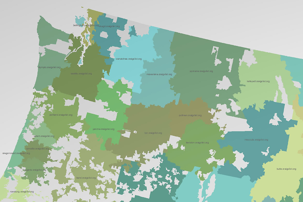 America, Charted According To Craigslist - Fast Company