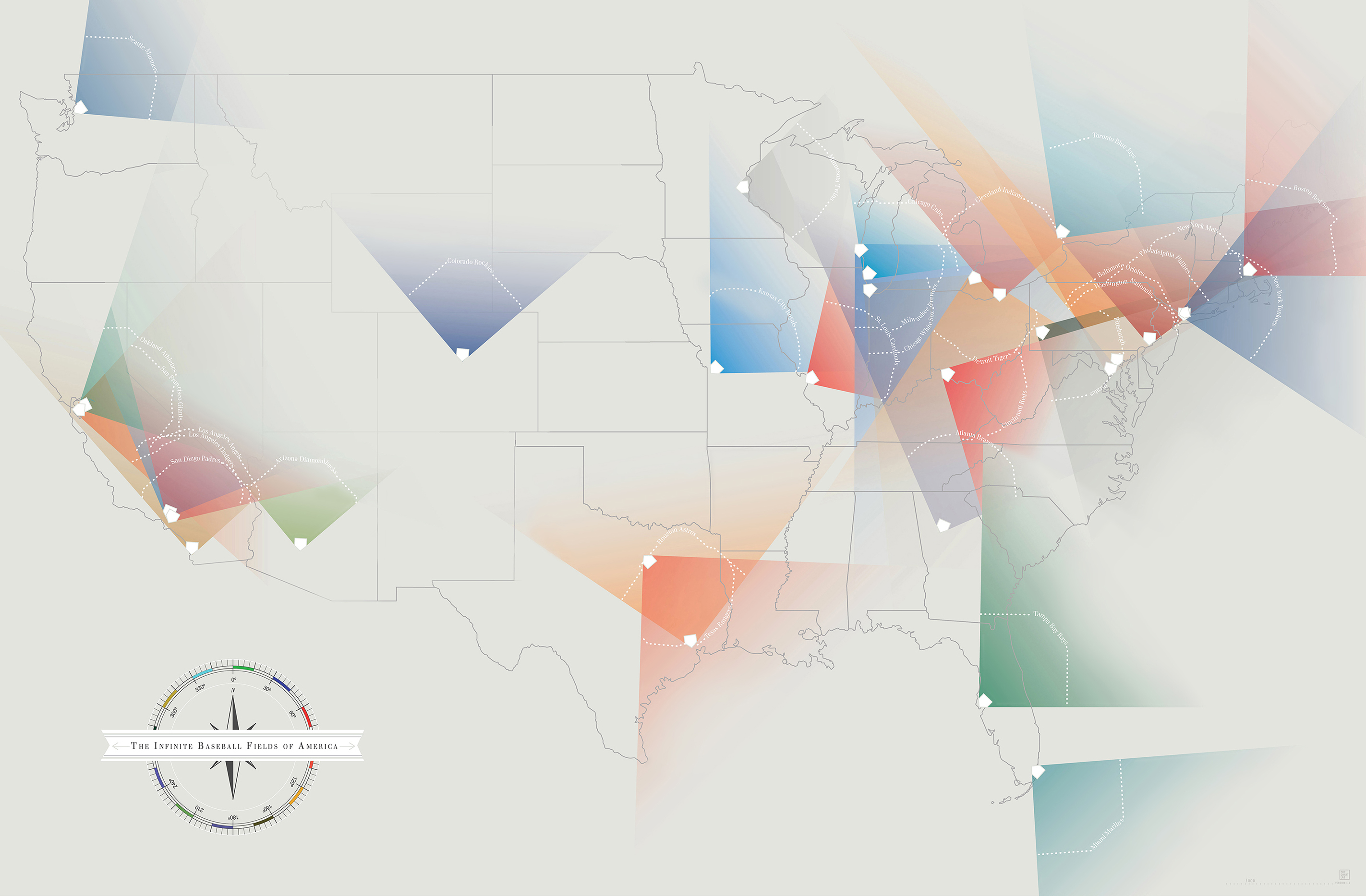 Infographic: A Poetic Tribute To America's Baseball Stadiums - Fast Company