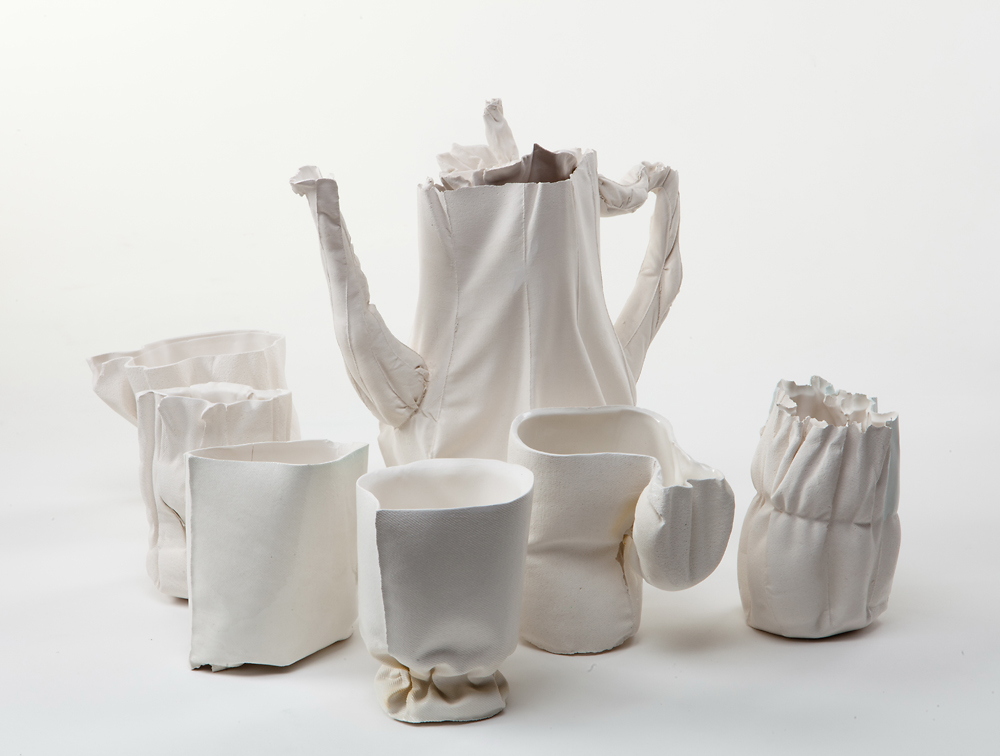 No, Really: A Tea Set Made Using Sewn-Together Cloth - Fast Company