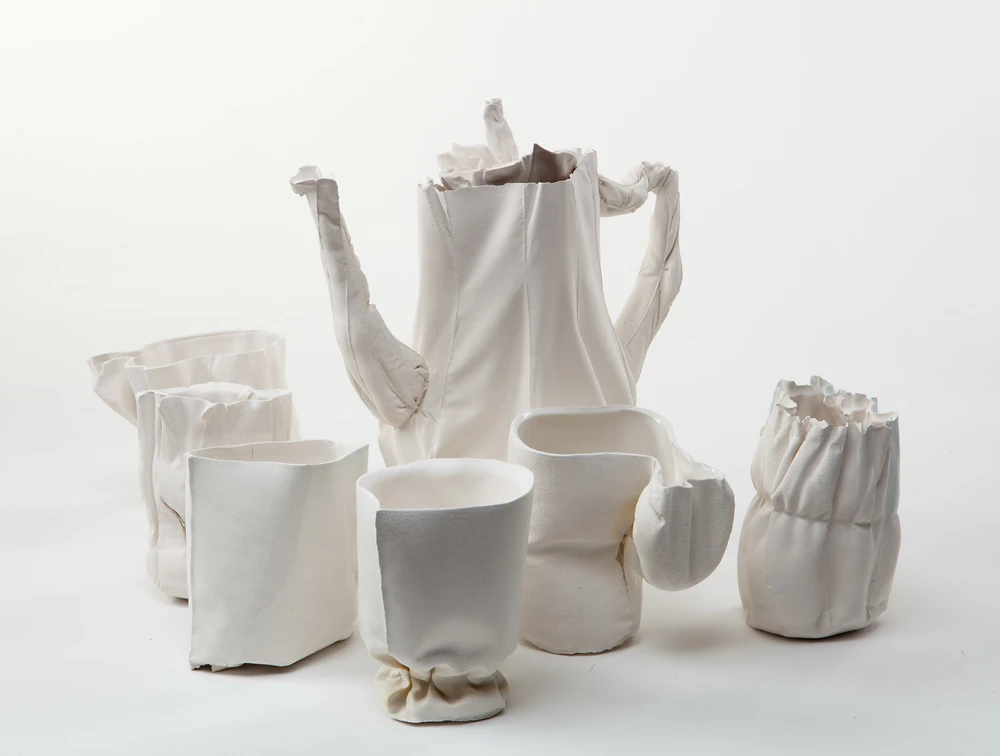 No, Really: A Tea Set Made Using Sewn-Together Cloth - Fast Company