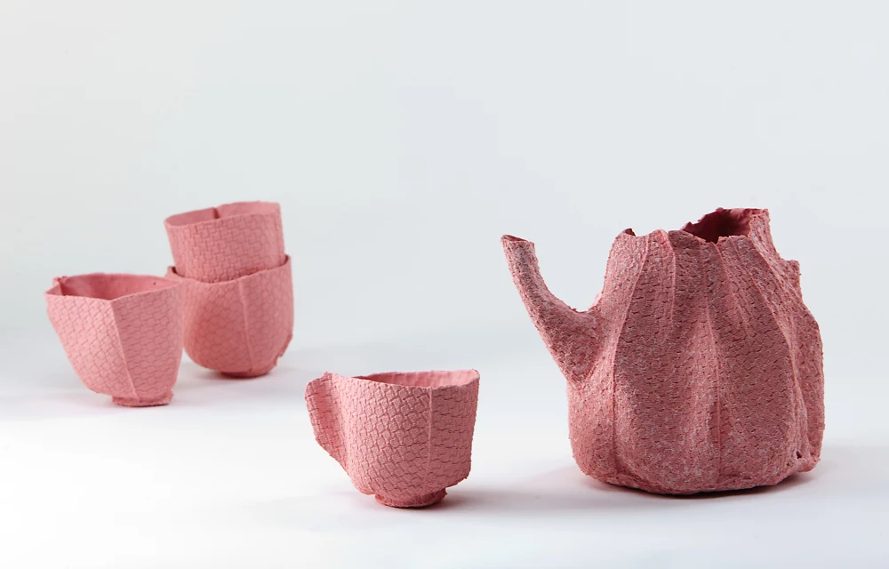 No, Really: A Tea Set Made Using Sewn-Together Cloth - Fast Company