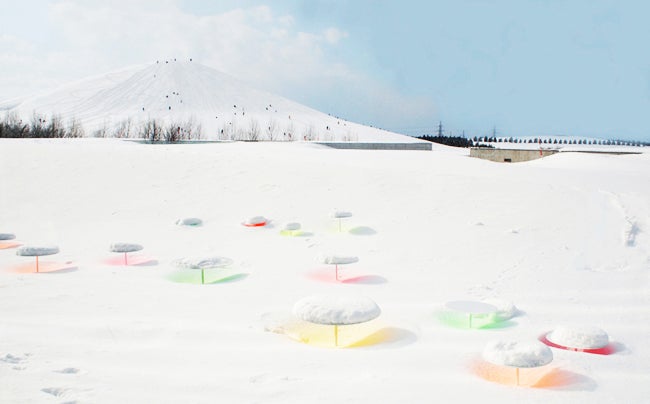 Art Installation Turns Frosty Winterscape Into Candyland - Fast Company