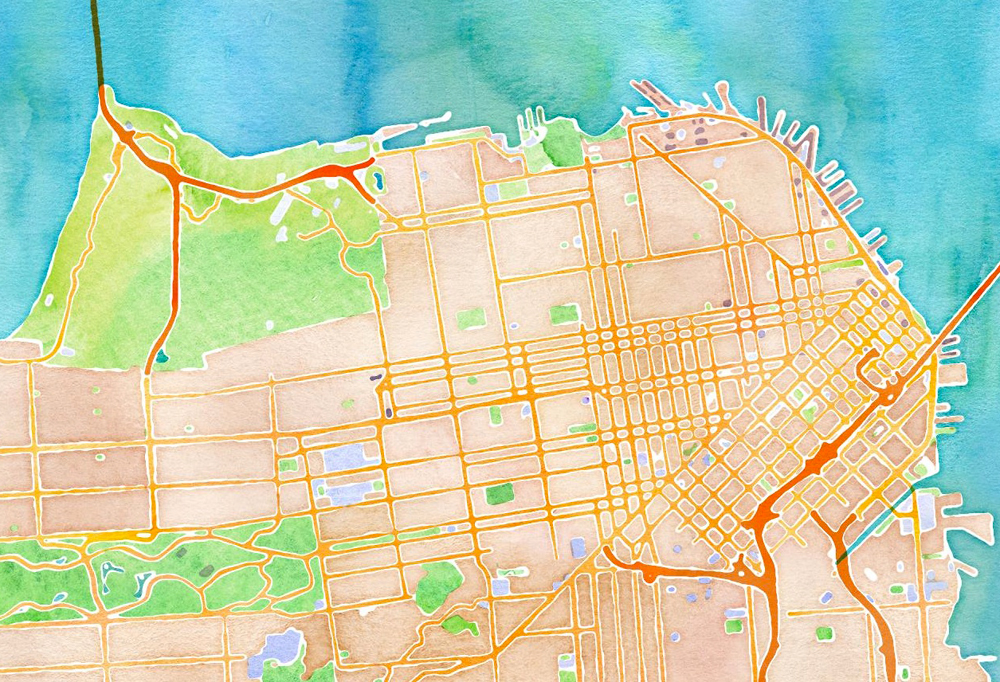 Stamen's New Web App Renders Digital Maps In Watercolor - Fast Company
