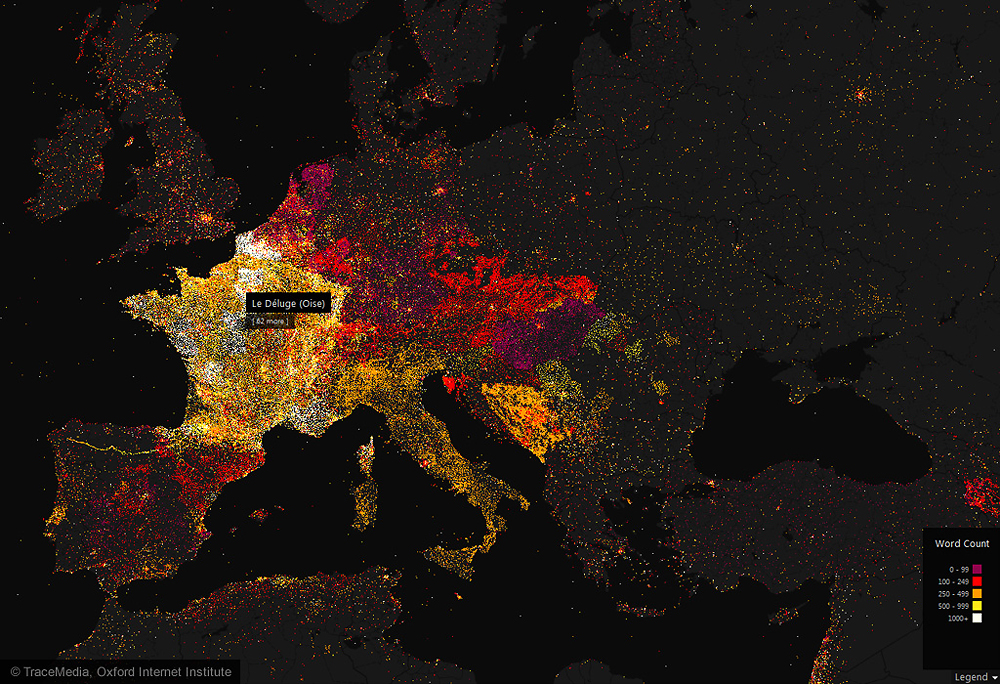 A Glowing Map Of Wikipedia's Worldwide Community - Fast Company