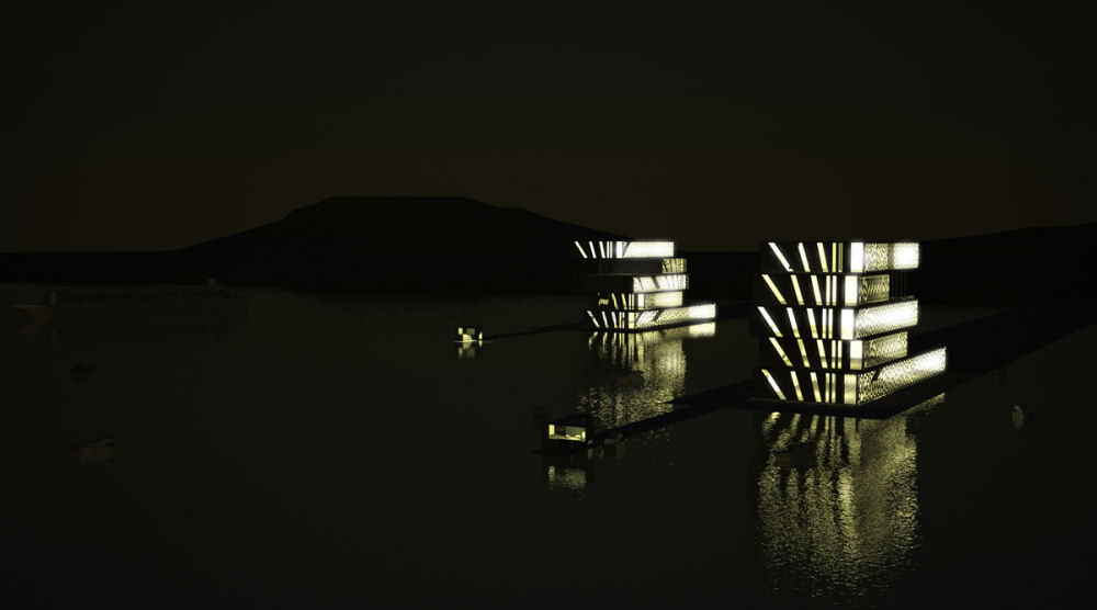 Waterfront Resort Hotel Extends Into the Ocean to Protect the Coastline ...