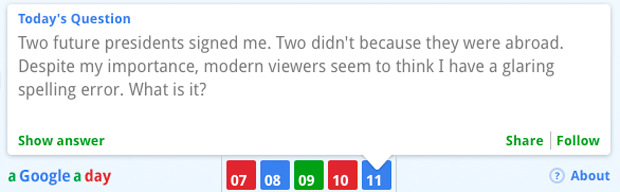A Google a Day Keeps the Trivia Away-Puzzling PR by the Search Giant ...