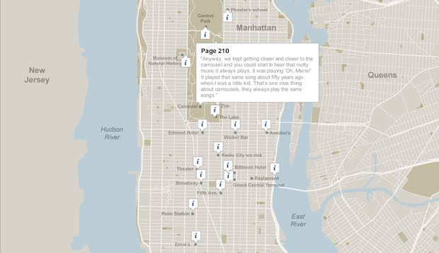 Infographic of the Day: Walking in Holden's Footsteps - Fast Company
