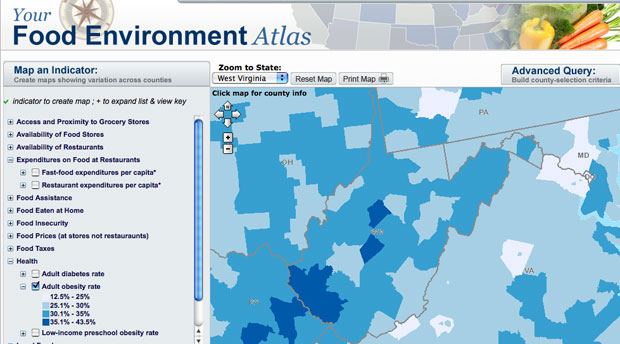 You Are Where You Eat: Government Releases Interactive Map of American ...