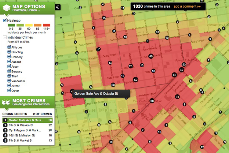 Infographic Of The Day: Where Do Crimes Happen In Your Neighborhood ...