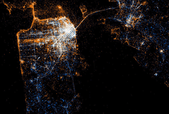 Infographic Of The Day: Using Twitter And Flickr Geotags To Map The ...