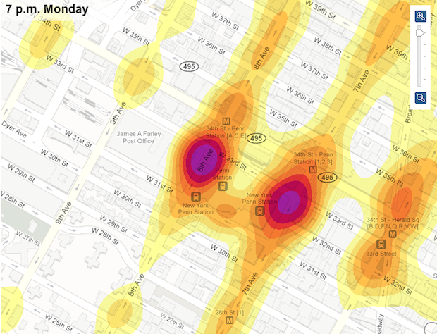 Infographic of the Day: Tracking Taxis Across Manhattan - Fast Company