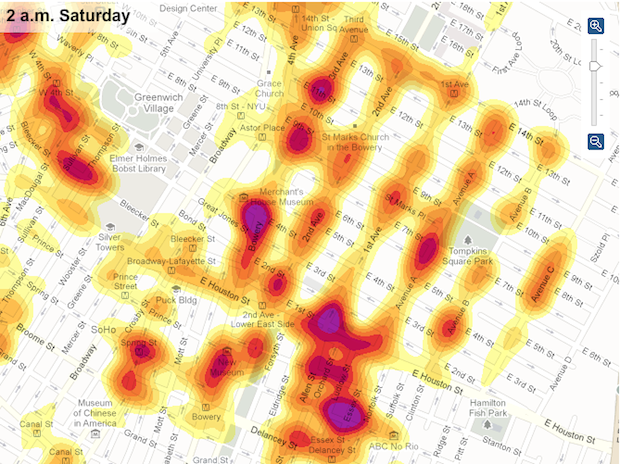 Infographic of the Day: Tracking Taxis Across Manhattan - Fast Company