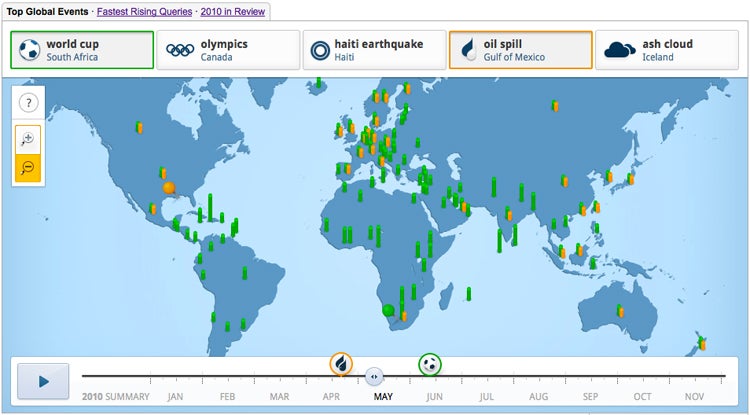 Infographic of the Day: Google Zeitgeist Charts 2010's Biggest Searches ...