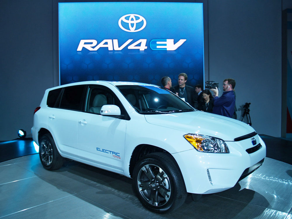 Toyota, Tesla Show Off Electric RAV4 - Fast Company