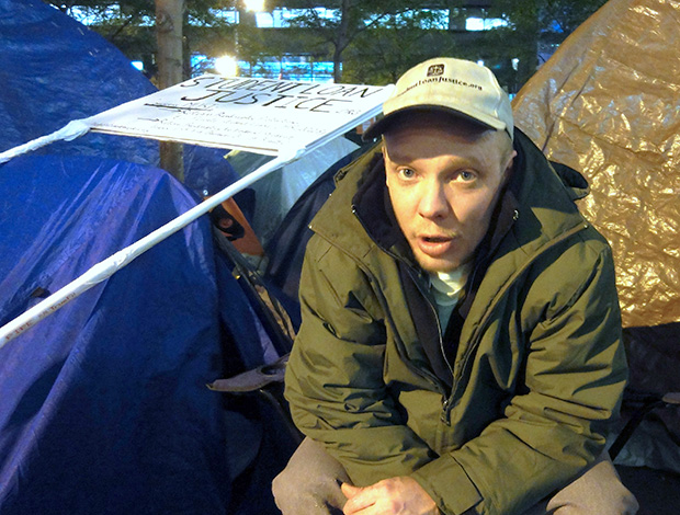 One Tent-Dwelling Wall Street Occupier's Quest For Something Concrete ...