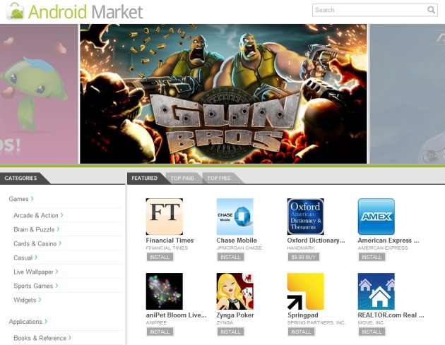 Google's Android Market Launches Online - Fast Company