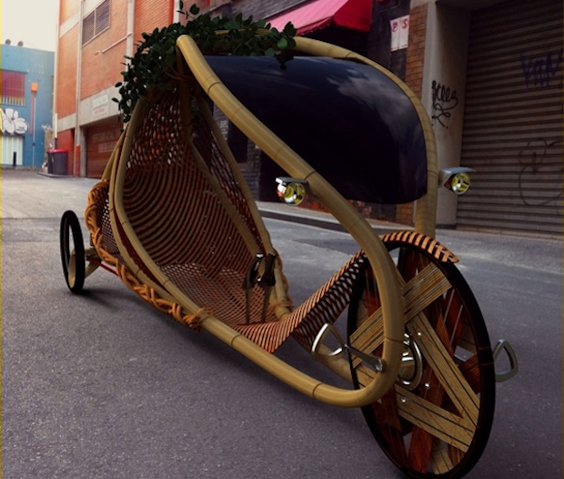 A Pre-Fab Bamboo Bicycle, Grown From The Ground In Bike Shape - Fast ...