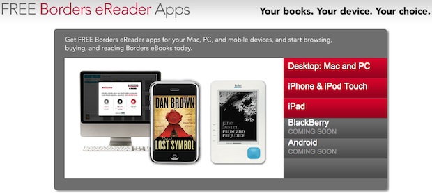 Borders Joins the E-Books Game Late, but Still Competes With Amazon ...