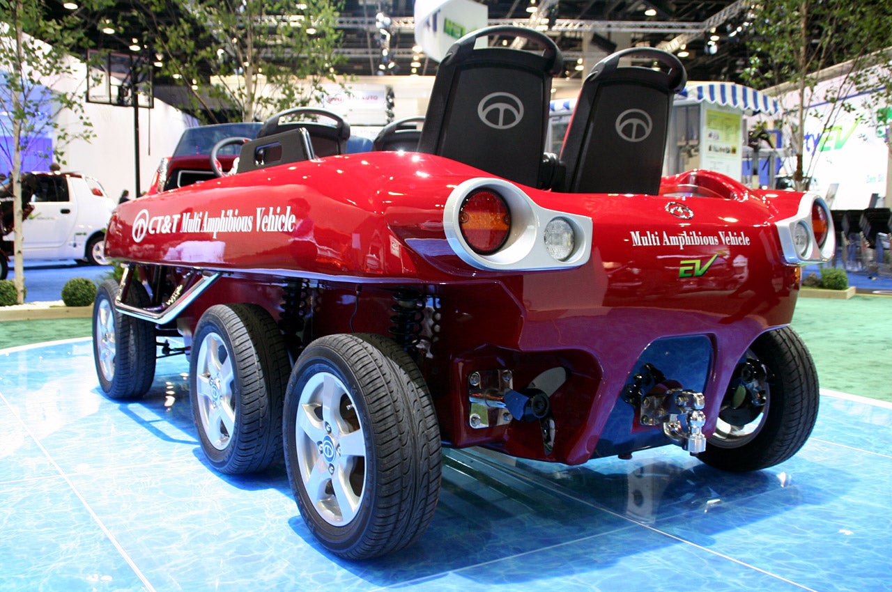 CT&T's Multi-Amphibious Electric Car Cruises Through Water - Fast Company