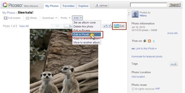 Google Adds Picnik Photo Editing to Picasa Web Albums - Fast Company
