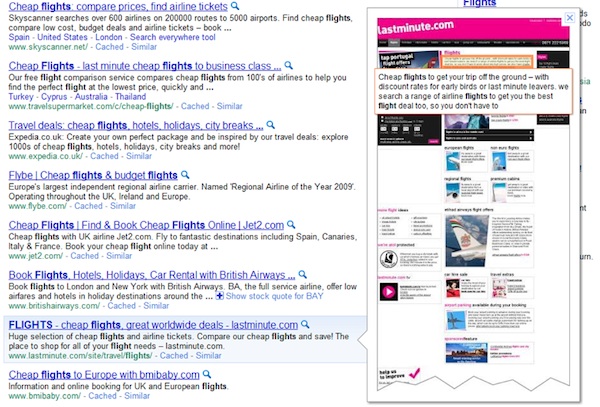 Google Testing Significant Redesign: Full-Page Search Preview Pop-Overs ...