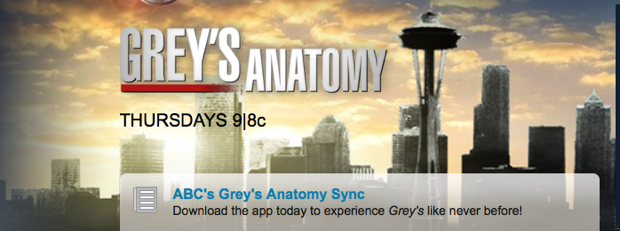 Grey S Anatomy Goes Dual Screen Thursday With This Sync Ipad App