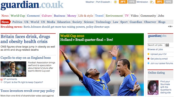 Blogs as 21st Century Newsies: The Guardian's Syndication Experiment ...