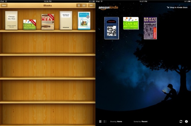 iBooks vs. Kindle: Battle of the iPad e-Reader Apps - Fast Company