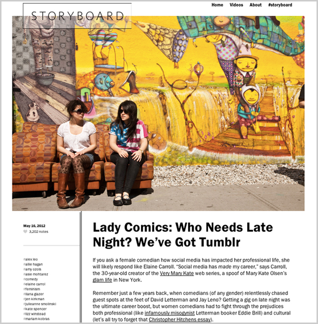 Chris Mohney Storyboards Tumblr's Chaos - Fast Company