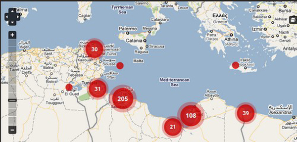 Here's a Map of the Humanitarian Crisis Hotspots in Libya (Don't Tell ...