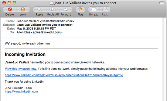 Starred: LinkedIn Cofounder Allen Blue Reveals First Ever LinkedIn ...