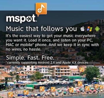 mSpot Beats Apple to Streaming Music From Cloud to iPhones - Fast Company